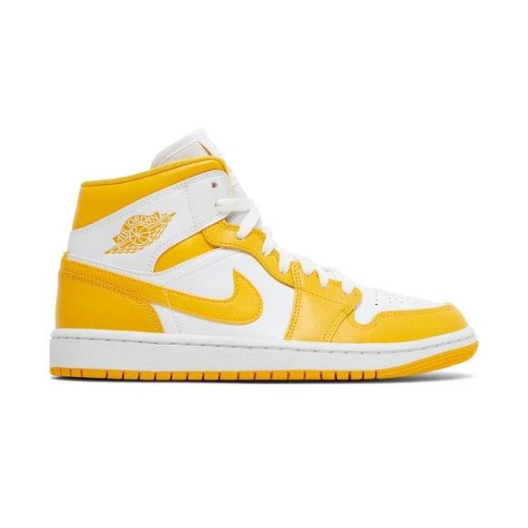 Nike | Shoes | Nike Air Jordan Yellow And White Sneakers | Poshmark